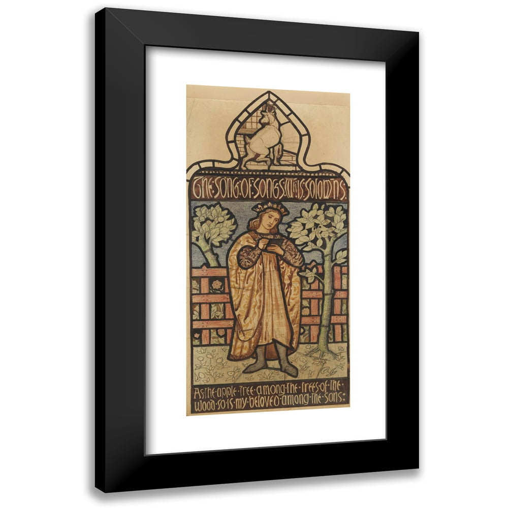 Sir Edward Coley Burne-Jones 11x18 Black Modern Framed Museum Art Print ...