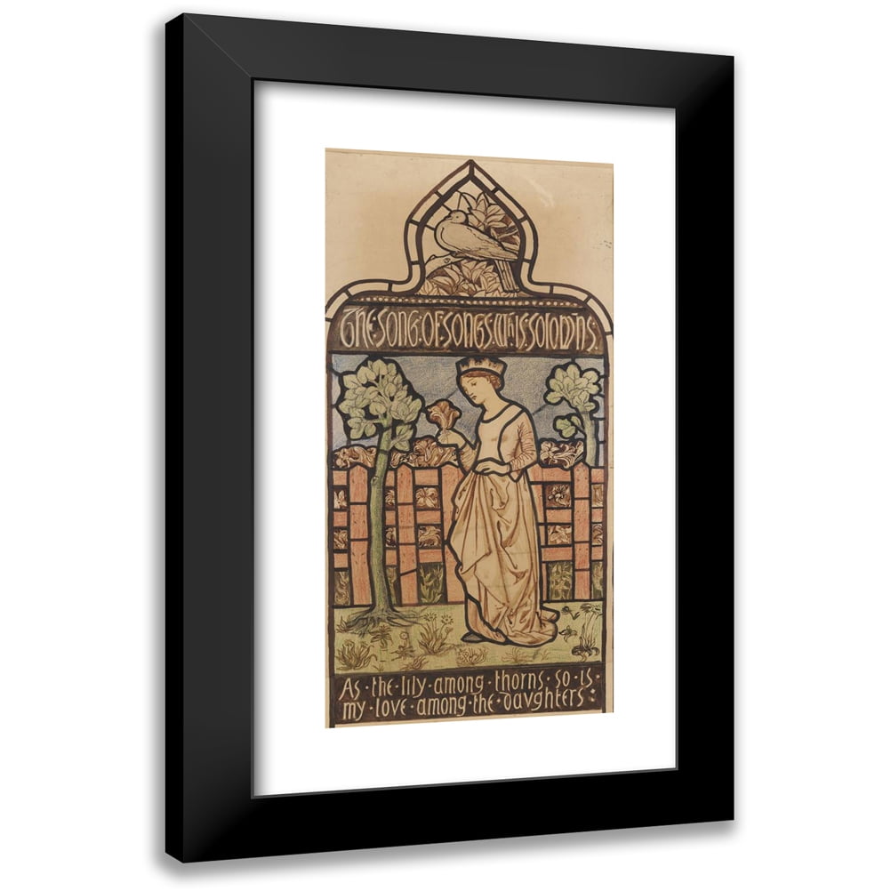 Sir Edward Coley Burne-Jones 11x18 Black Modern Framed Museum Art Print ...