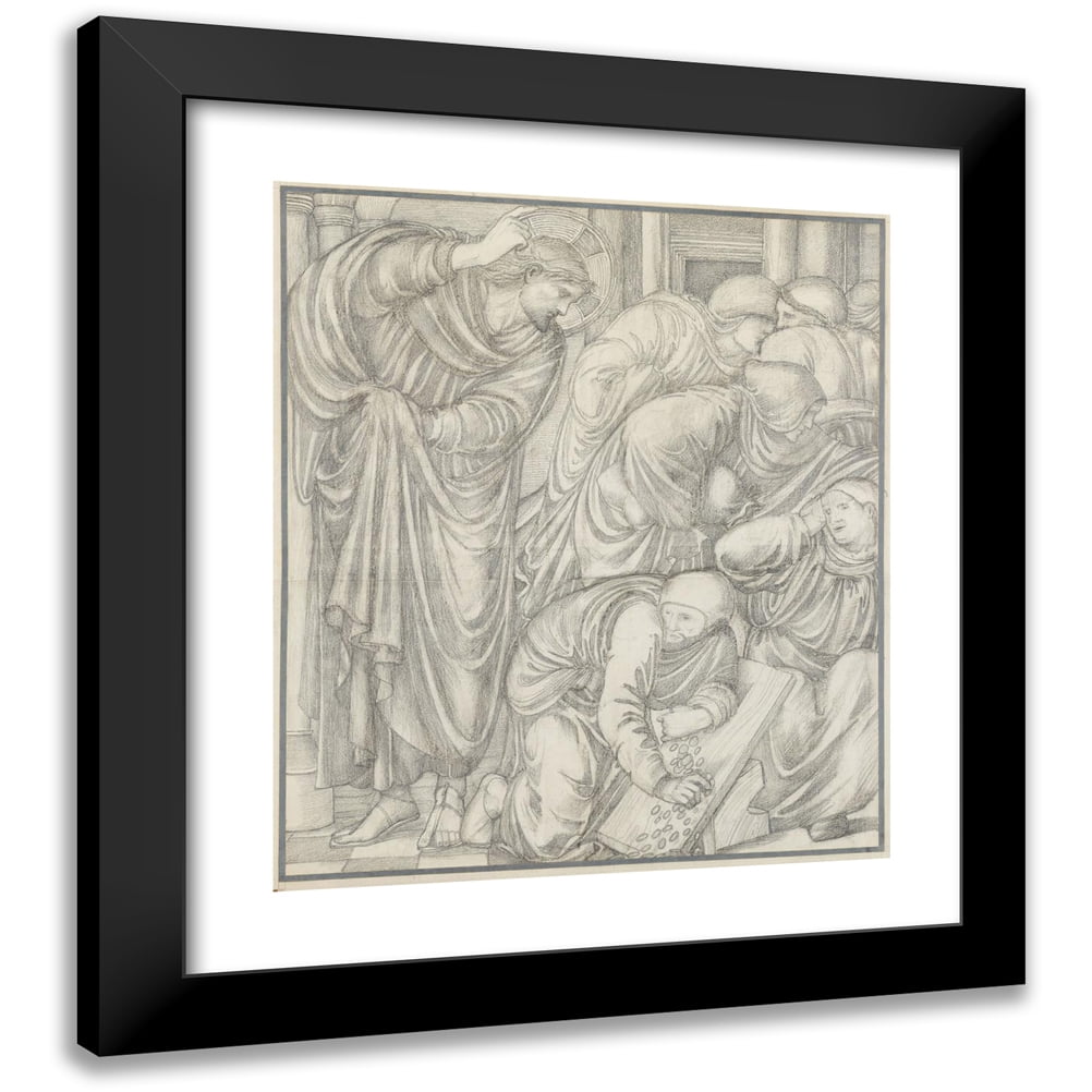 Sir Edward Coley Burne-Jones 12x14 Black Modern Framed Museum Art Print ...