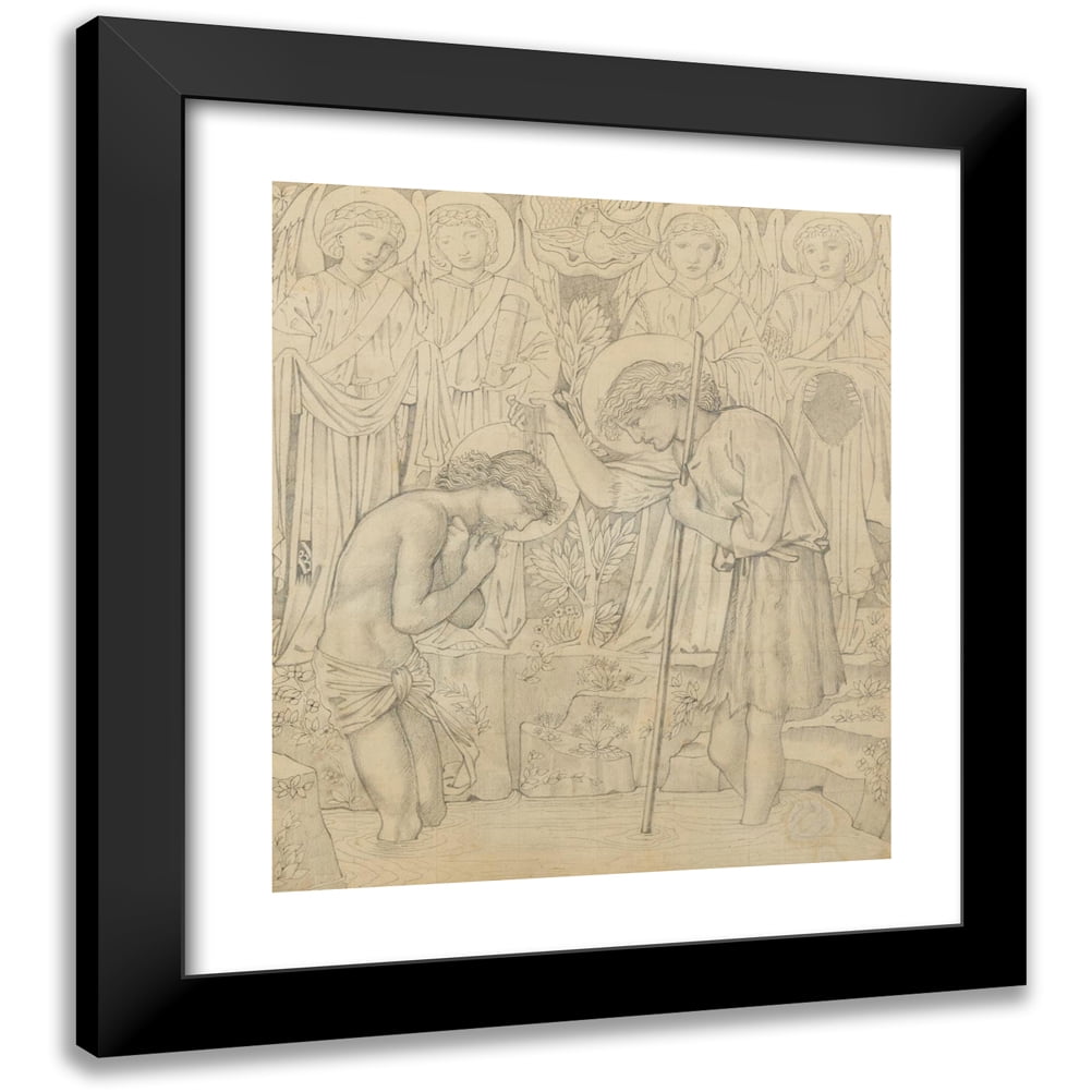 Sir Edward Coley Burne-Jones 12x14 Black Modern Framed Museum Art Print ...