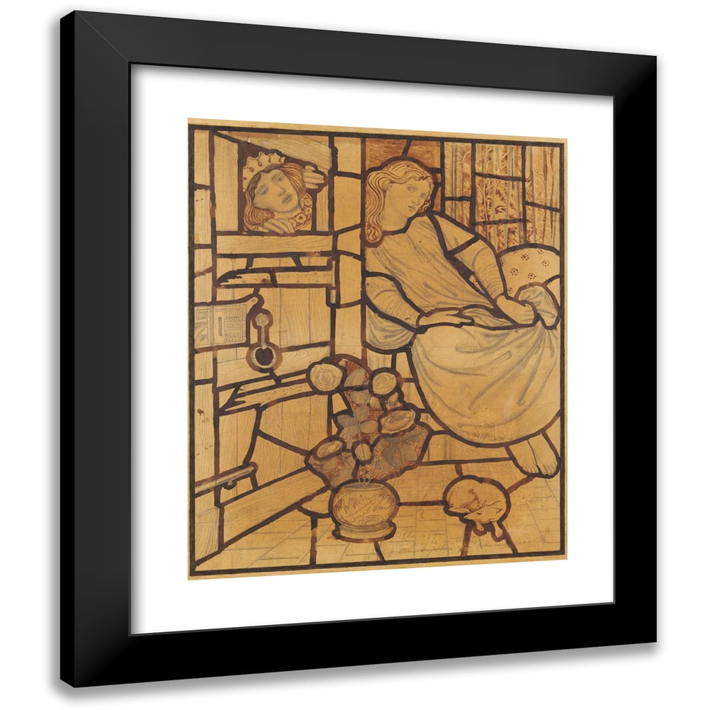 Sir Edward Coley Burne-Jones 12x14 Black Modern Framed Museum Art Print ...