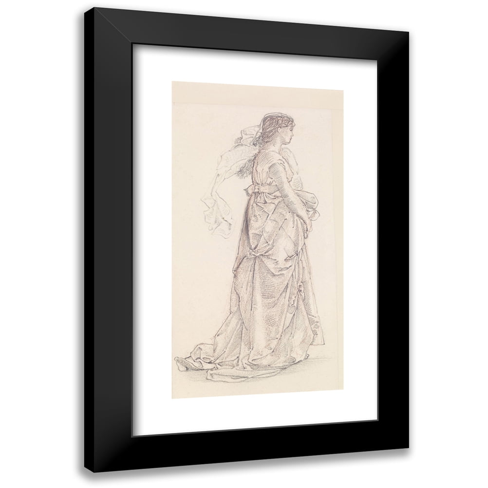 Sir Edward Coley Burne-Jones 14x24 Black Modern Framed Museum Art Print ...