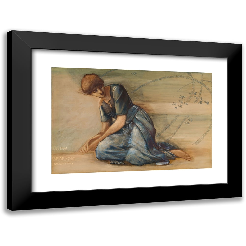 Sir Edward Coley Burne-Jones 24x17 Black Modern Framed Museum Art Print ...