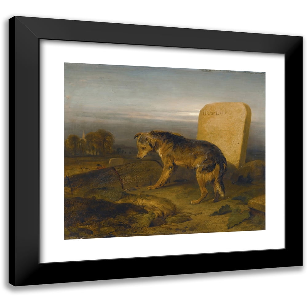 Sir Edwin Henry Landseer 17x15 Black Modern Framed Museum Art Print ...