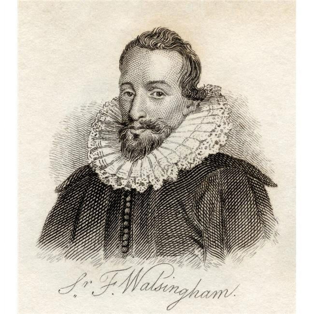 Sir Francis Walsingham C1532-1590 English Statesman & Principal ...