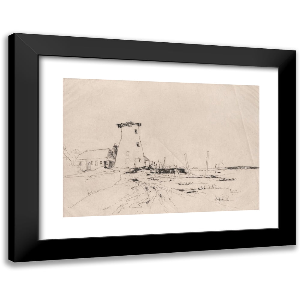 Sir Frank Short 14x11 Black Modern Framed Museum Art Print Titled ...