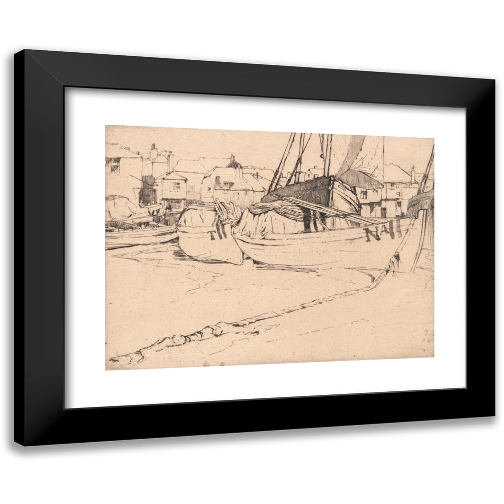 Sir Frank Short 18x14 Black Modern Framed Museum Art Print Titled ...