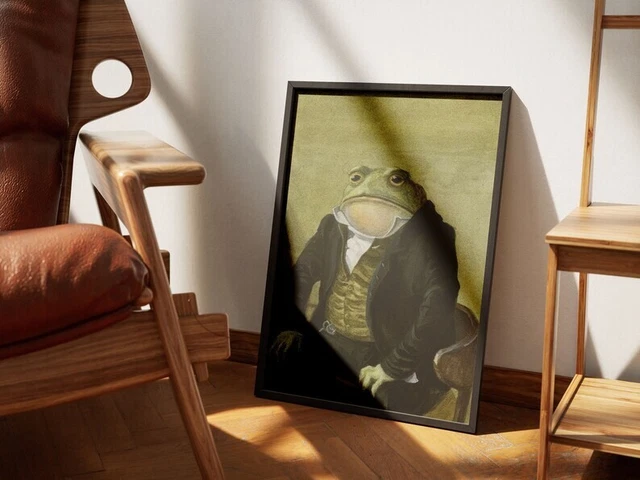 Sir Frog Poster Funny Memes Funny Present Meme Poster Funny Poster Meme ...