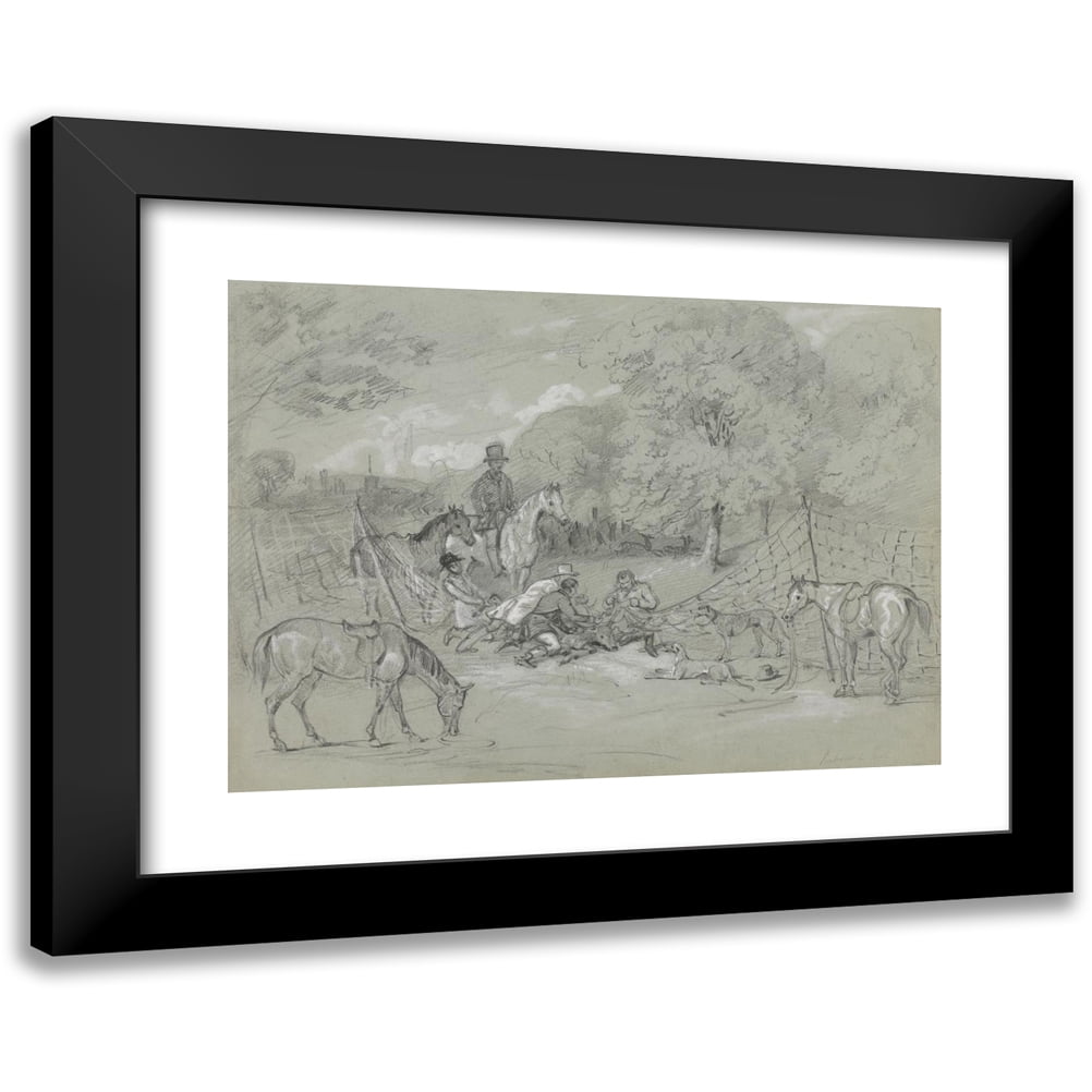 Sir George Hayter 24x18 Black Modern Framed Museum Art Print Titled ...