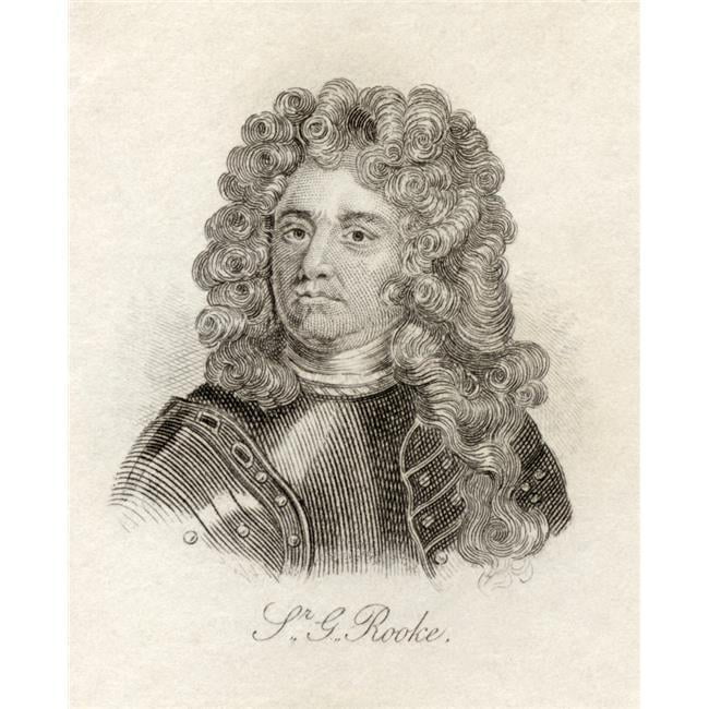 Sir George Rooke 1650 - 1709 English Naval Commander & Admiral From The ...