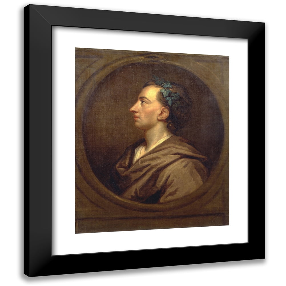 Sir Godfrey Kneller 12x14 Black Modern Framed Museum Art Print Titled ...