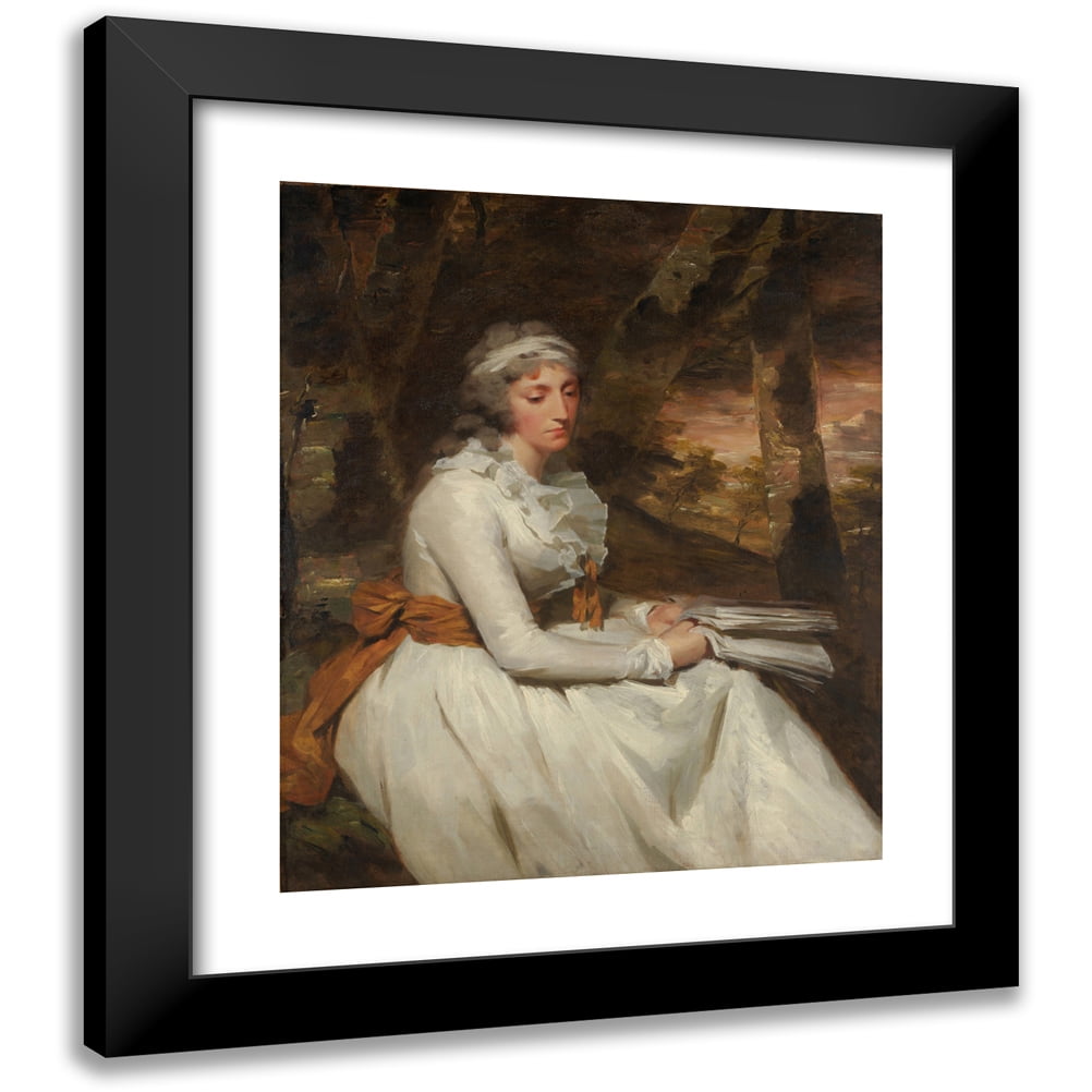 Sir Henry Raeburn 12x14 Black Modern Framed Museum Art Print Titled ...