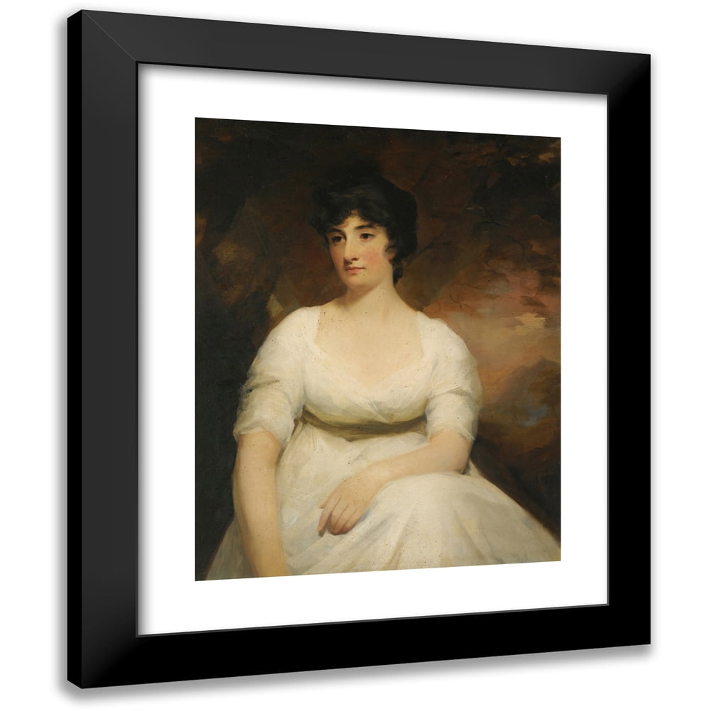 Sir Henry Raeburn 12x14 Black Modern Framed Museum Art Print Titled ...