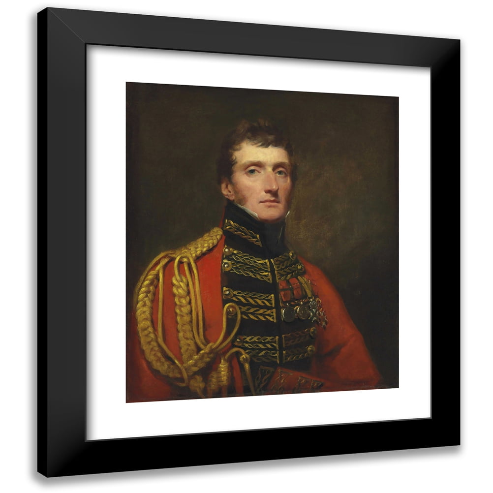 Sir Henry Raeburn 12x14 Black Modern Framed Museum Art Print Titled ...