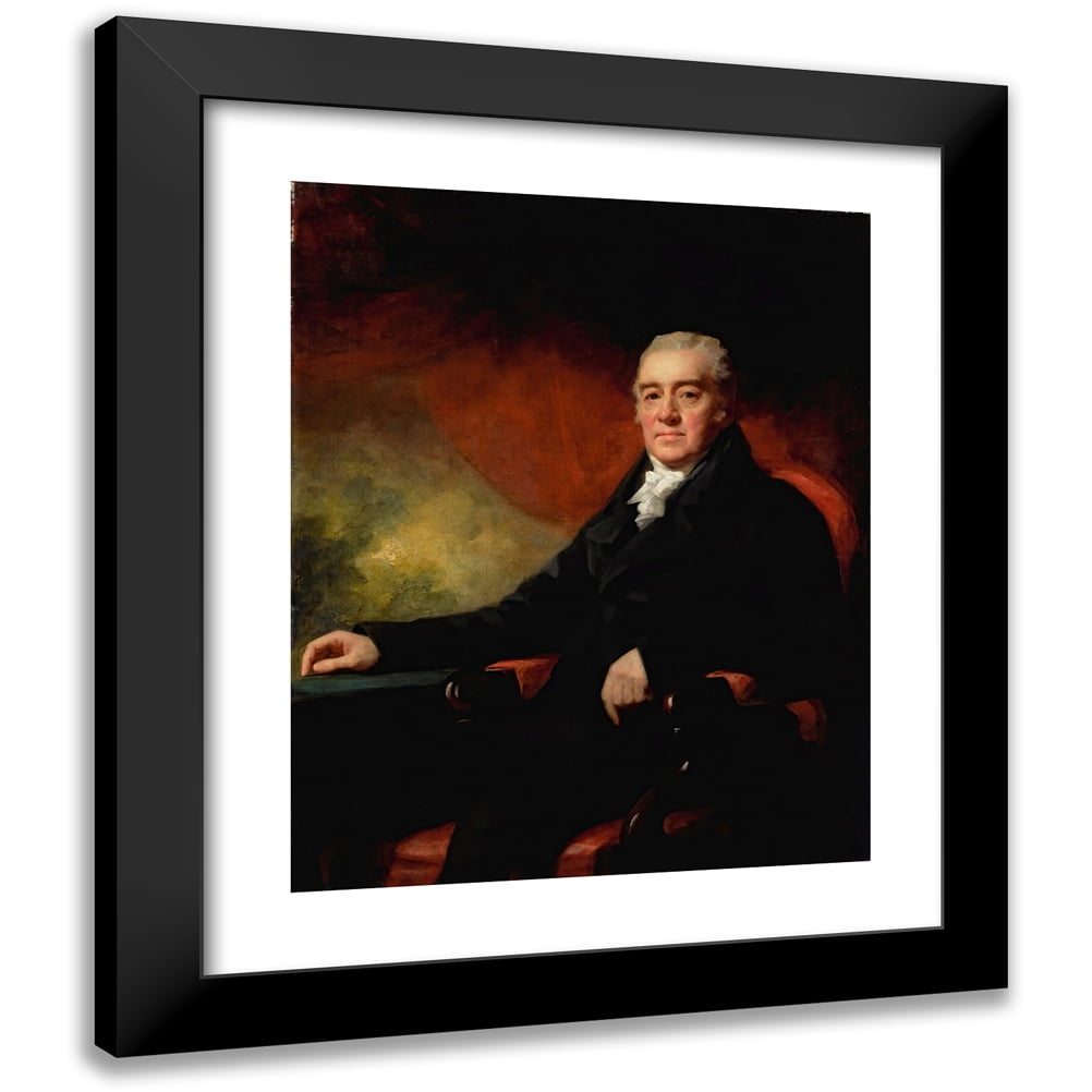 Sir Henry Raeburn 12x14 Black Modern Framed Museum Art Print Titled ...