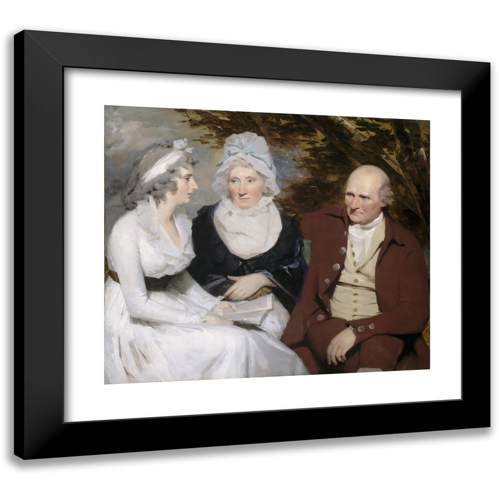 Sir Henry Raeburn 17x15 Black Modern Framed Museum Art Print Titled - John Johnstone, Betty ...