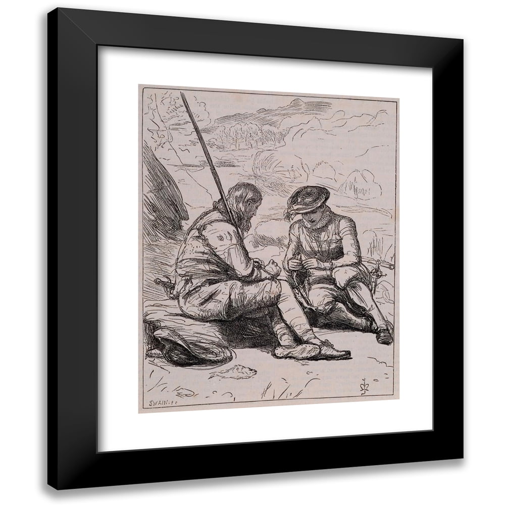 Sir John Everett Millais 12x14 Black Modern Framed Museum Art Print ...
