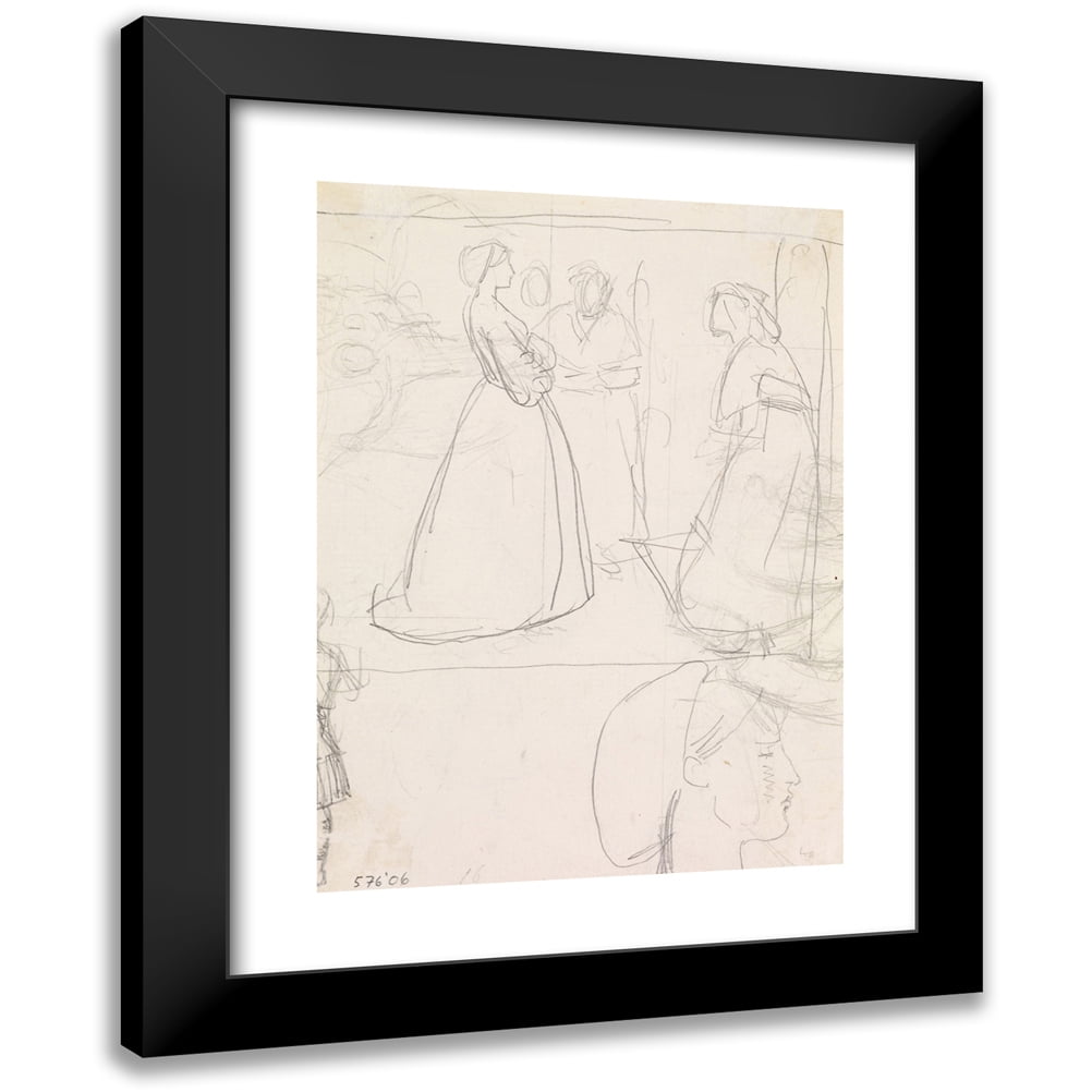 Sir John Everett Millais 14x18 Black Modern Framed Museum Art Print ...