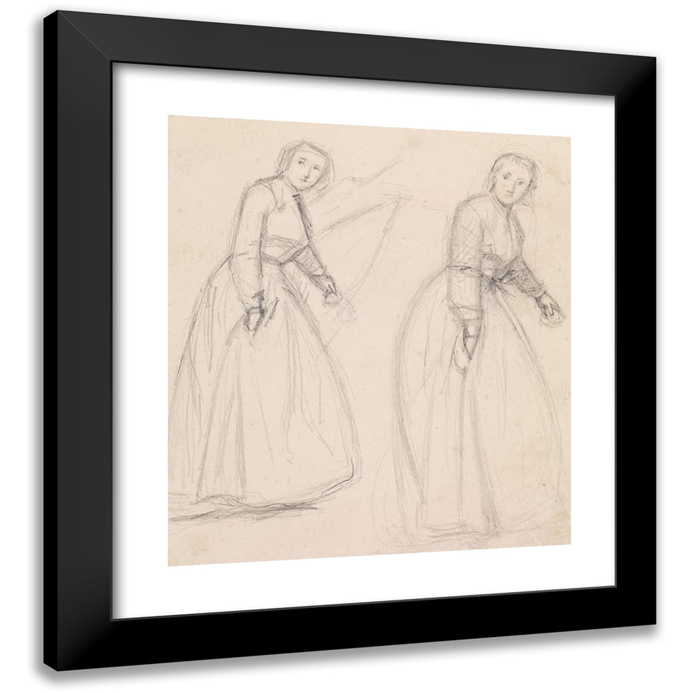 Sir John Everett Millais 15x16 Black Modern Framed Museum Art Print ...