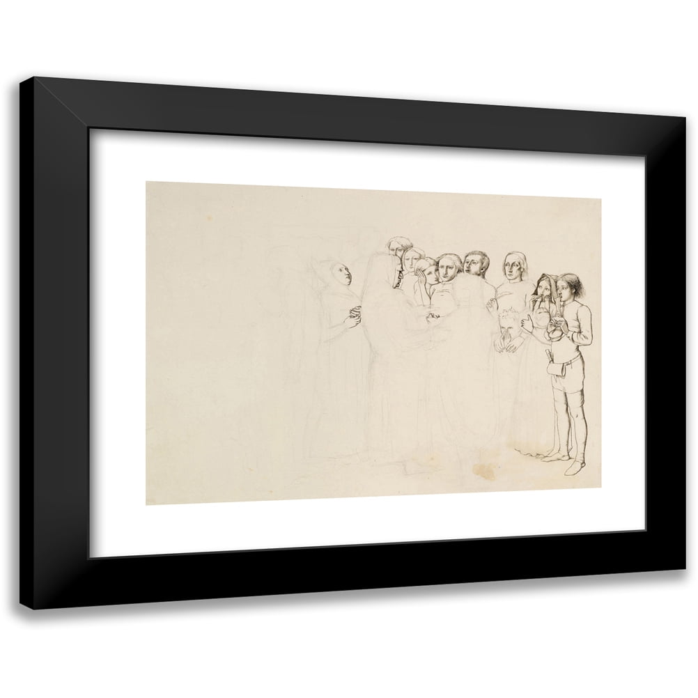 Sir John Everett Millais 18x14 Black Modern Framed Museum Art Print ...