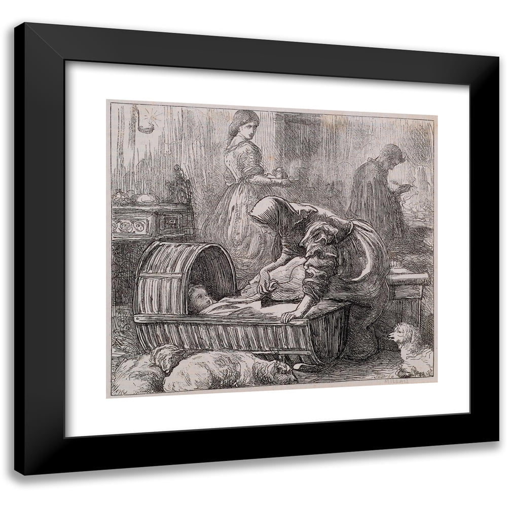 Sir John Everett Millais 22x20 Black Modern Framed Museum Art Print ...