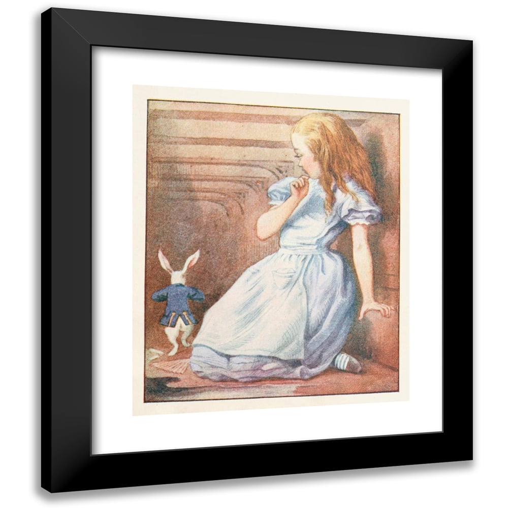 Sir John Tenniel 12x14 Black Modern Framed Museum Art Print Titled ...