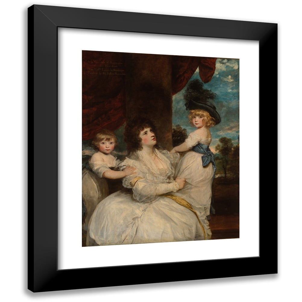 Sir Joshua Reynolds 12x14 Black Modern Framed Museum Art Print Titled ...