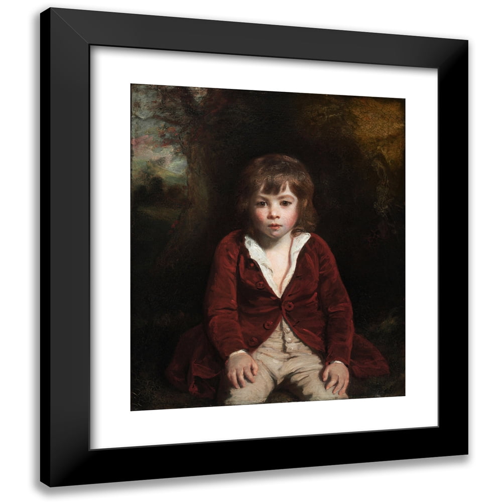 Sir Joshua Reynolds 12x14 Black Modern Framed Museum Art Print Titled ...