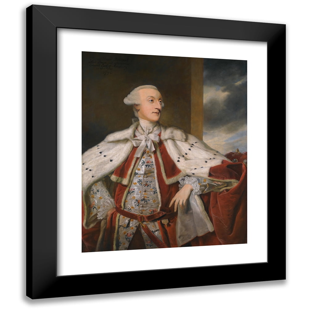 Sir Joshua Reynolds 12x14 Black Modern Framed Museum Art Print Titled ...