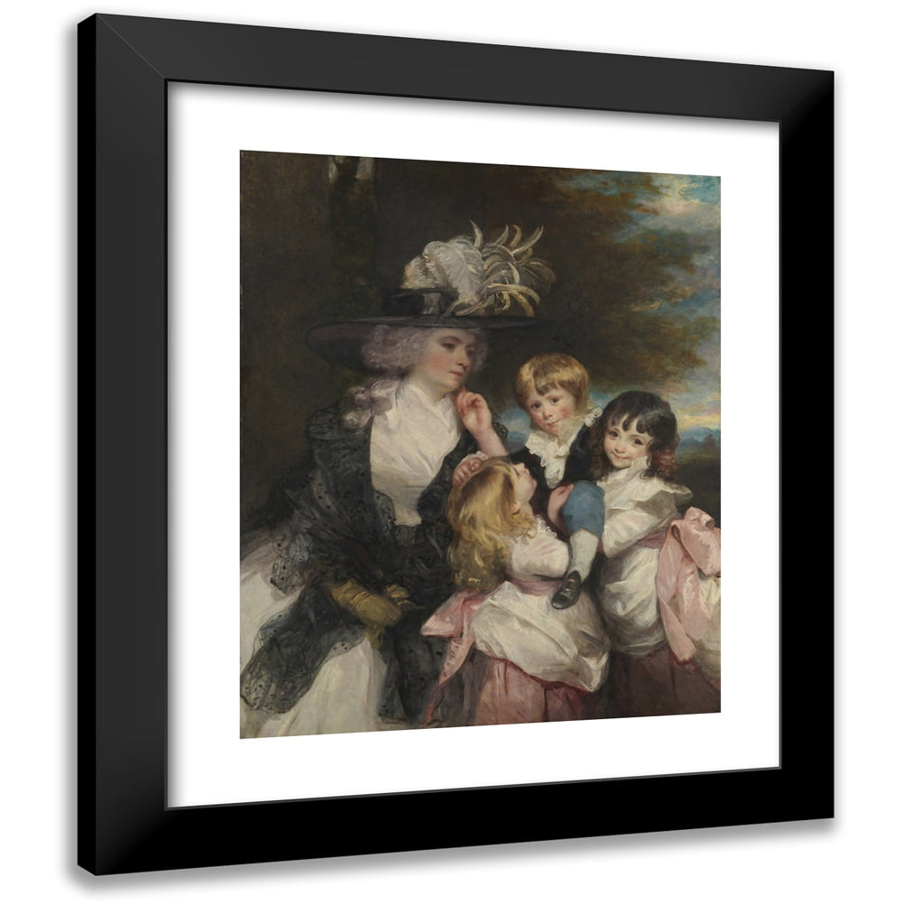 Sir Joshua Reynolds 20x24 Black Modern Framed Museum Art Print Titled ...