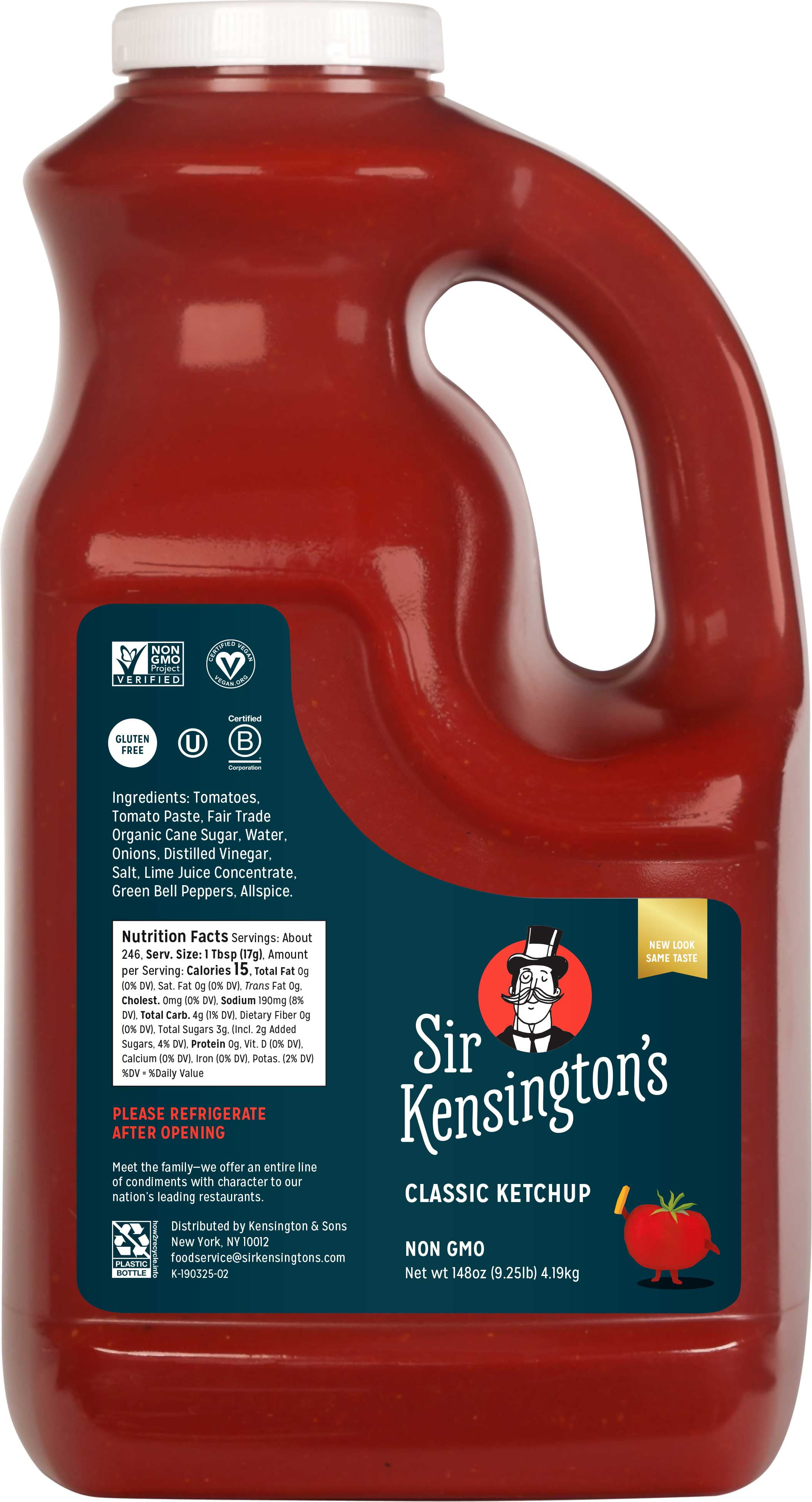Sir Kensington's Classic Ketchup, 148 Ounce - Walmart.com