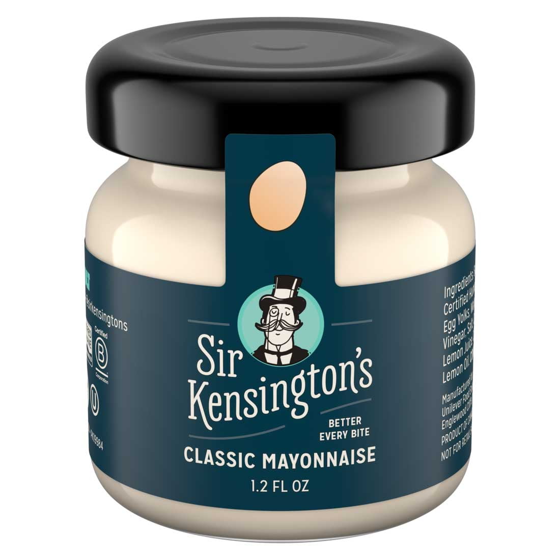 Sir Kensington's Classic Mayonnaise Room Service Jar, 1.2 Ounce -- 72 ...