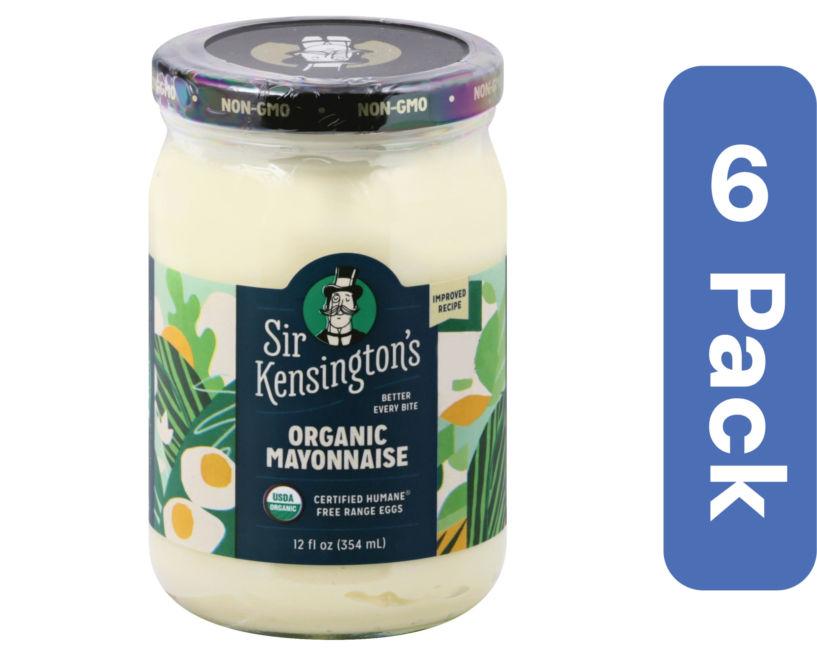 Sir Kensington's Mayonnaise 12 oz (Pack Of 6) - Walmart.com