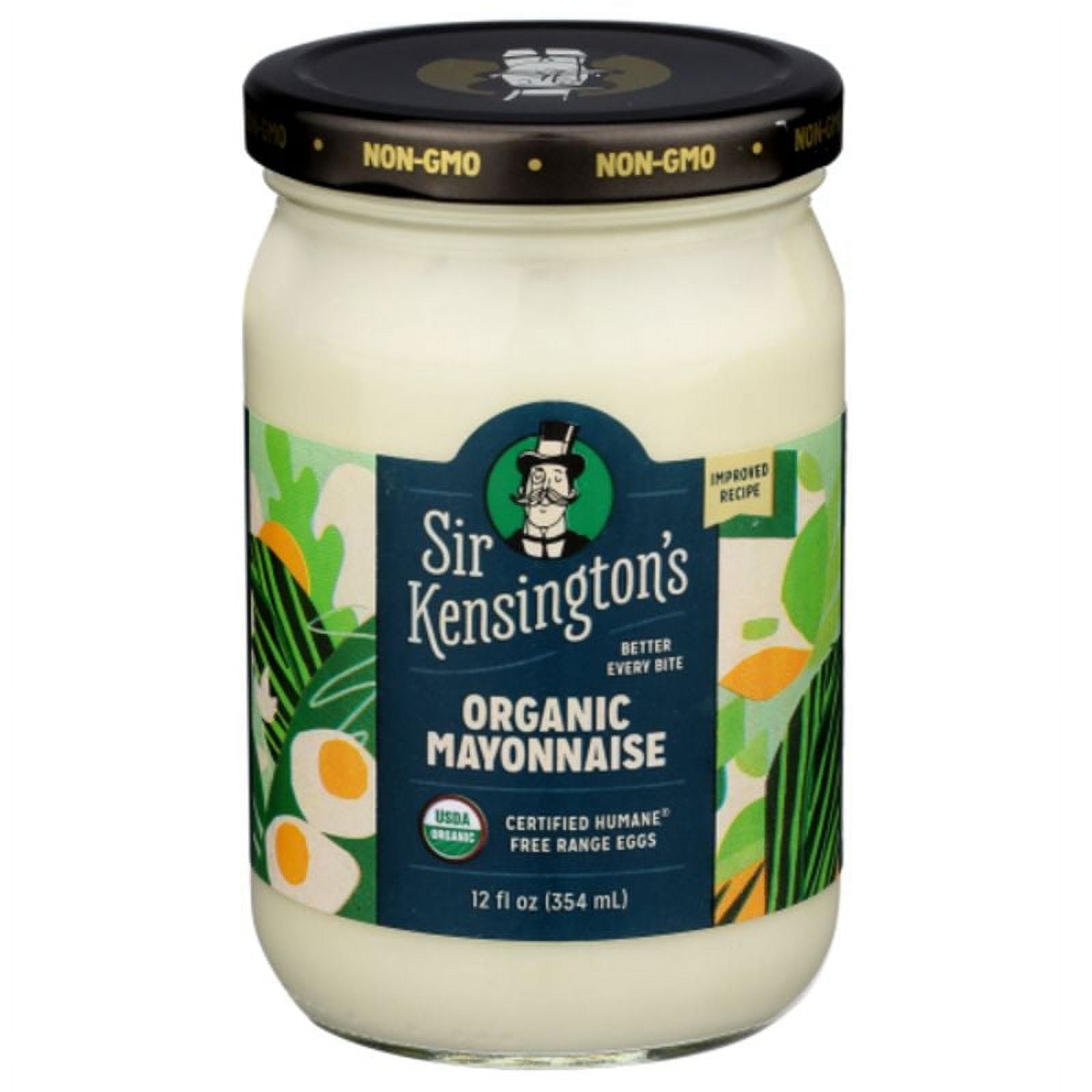 Sir Kensington's Organic Mayonnaise 12 fl oz .Pack of 2 - Walmart.com