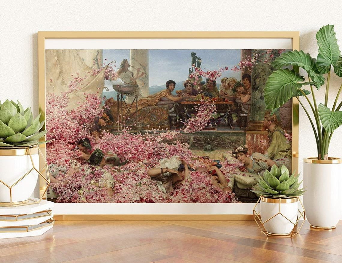 Sir Lawrence Alma-Tadema : The Roses Of Heliogabalus 1888, Classic ...