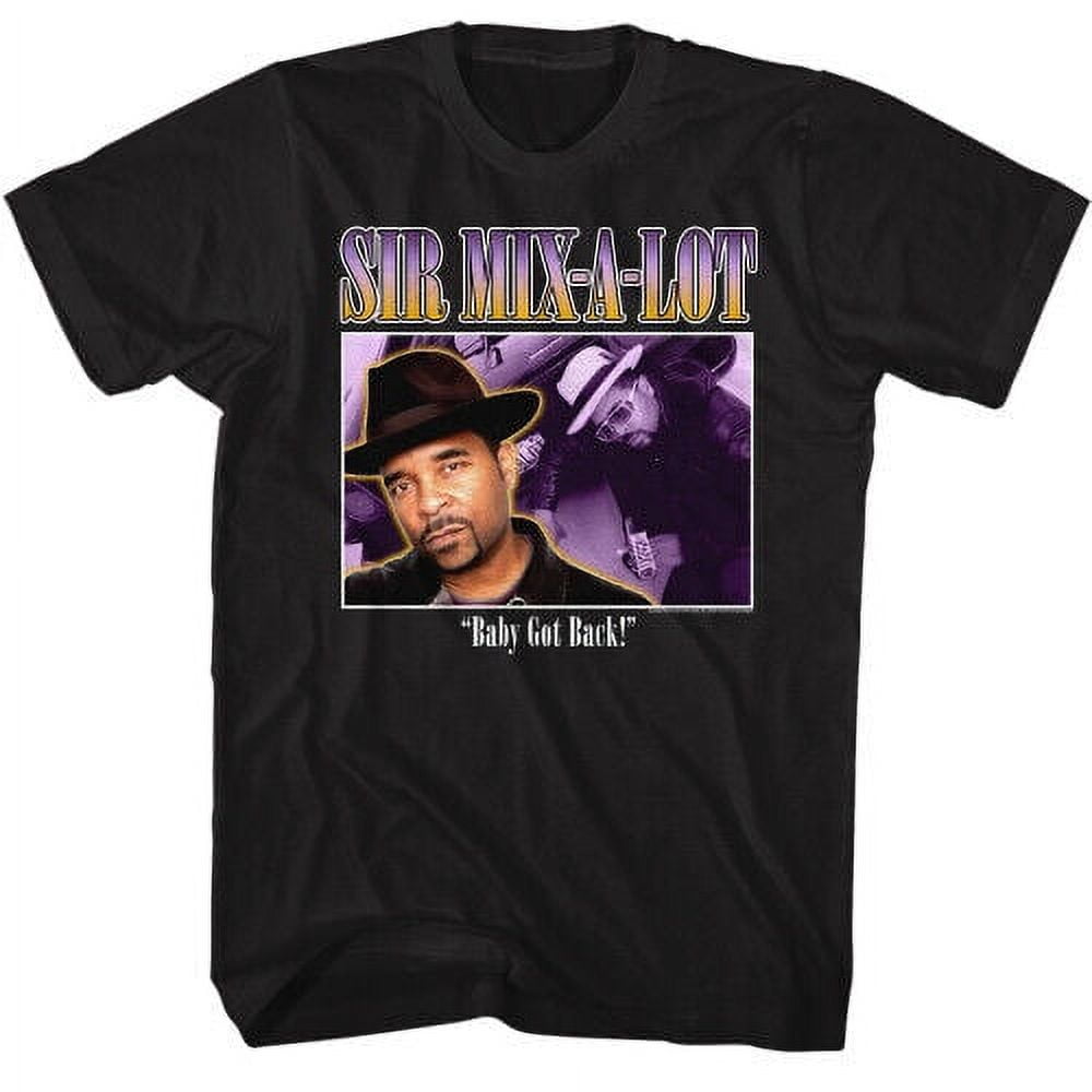 Sir Mix A Lot - 90's Style Box T-Shirt - Black - Walmart.com
