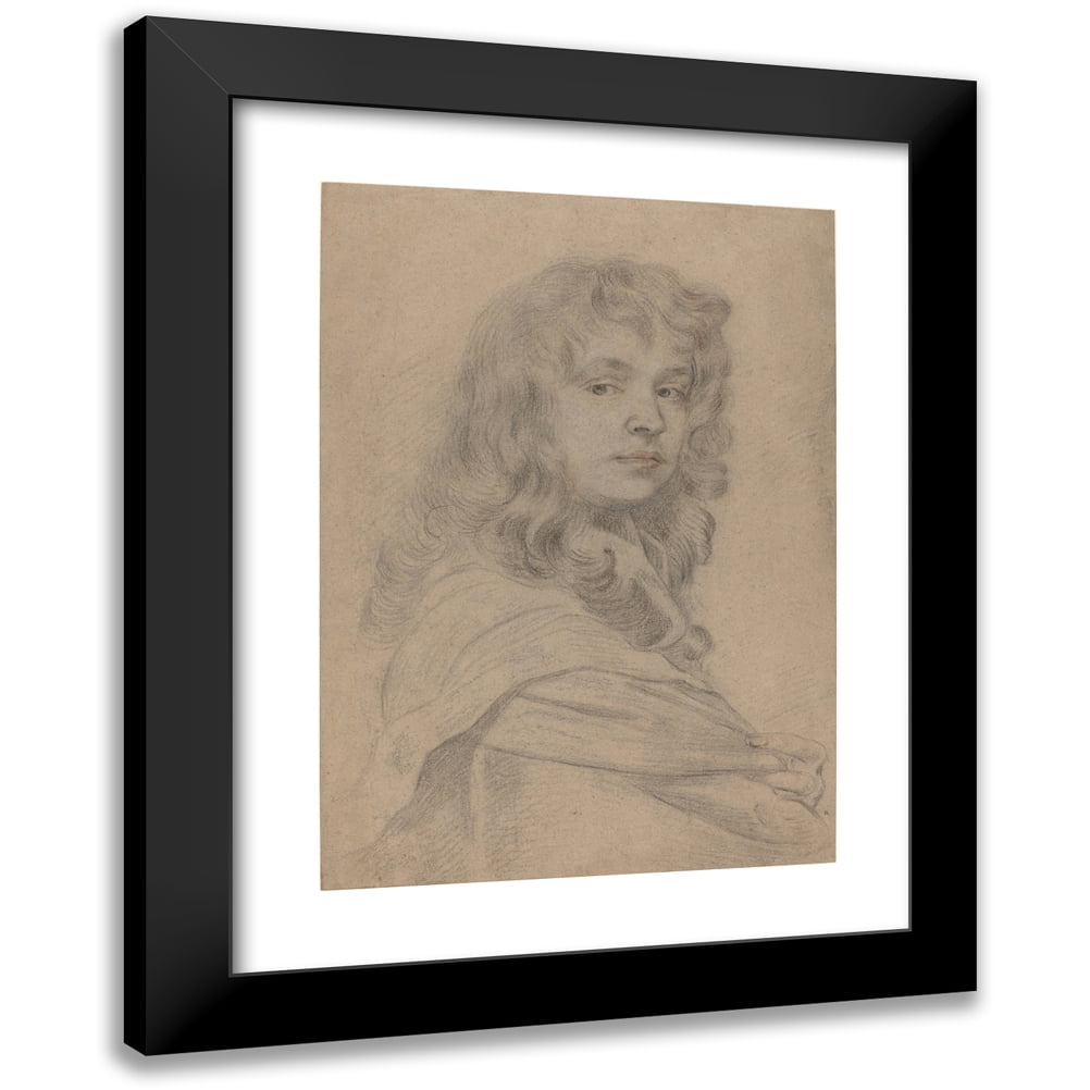 Sir Peter Lely 11x14 Black Modern Framed Museum Art Print Titled - Self ...