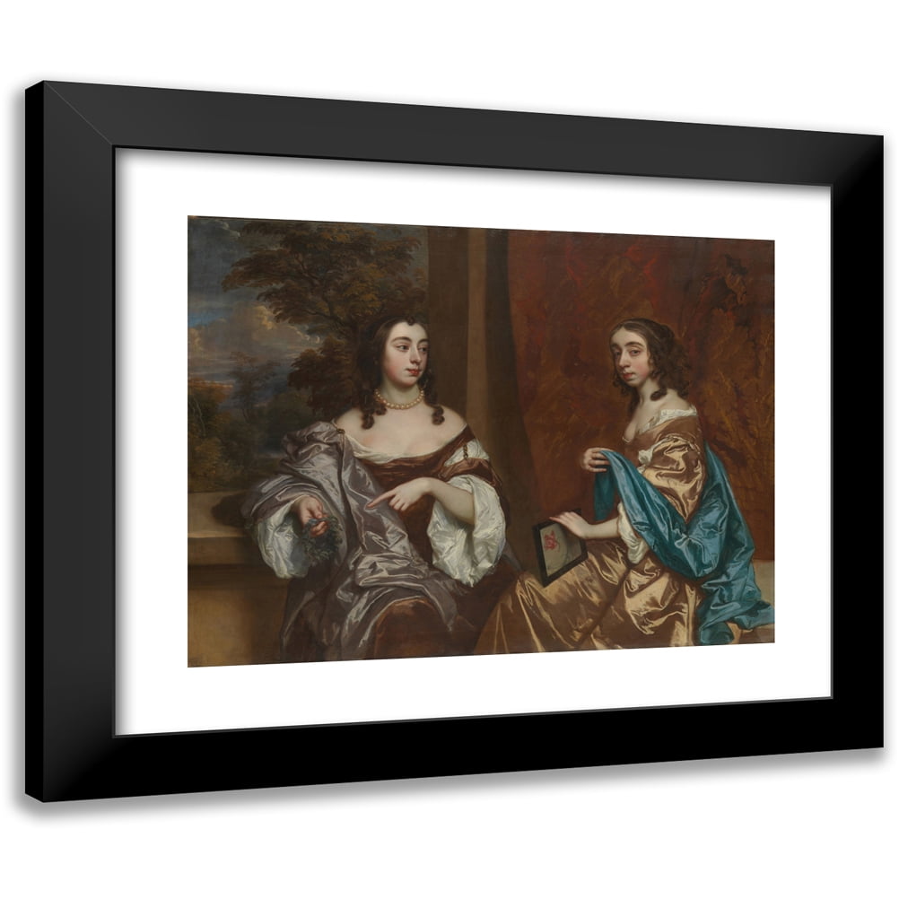 Sir Peter Lely 18x15 Black Modern Framed Museum Art Print Titled - Mary ...
