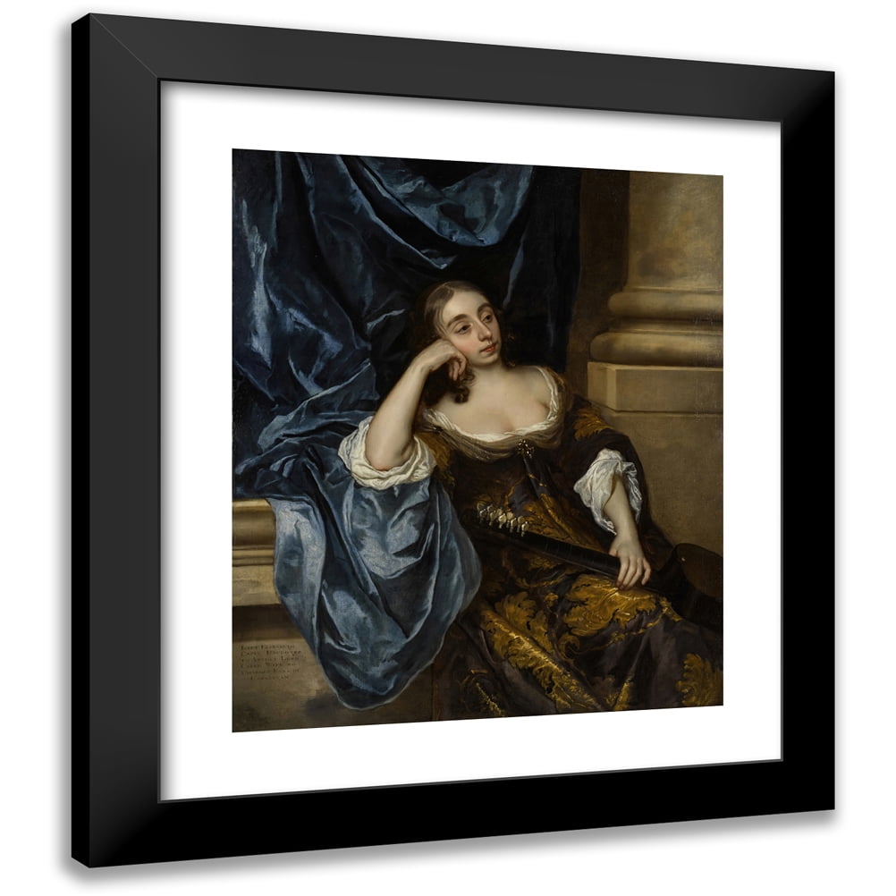 Sir Peter Lely 20x23 Black Modern Framed Museum Art Print Titled ...