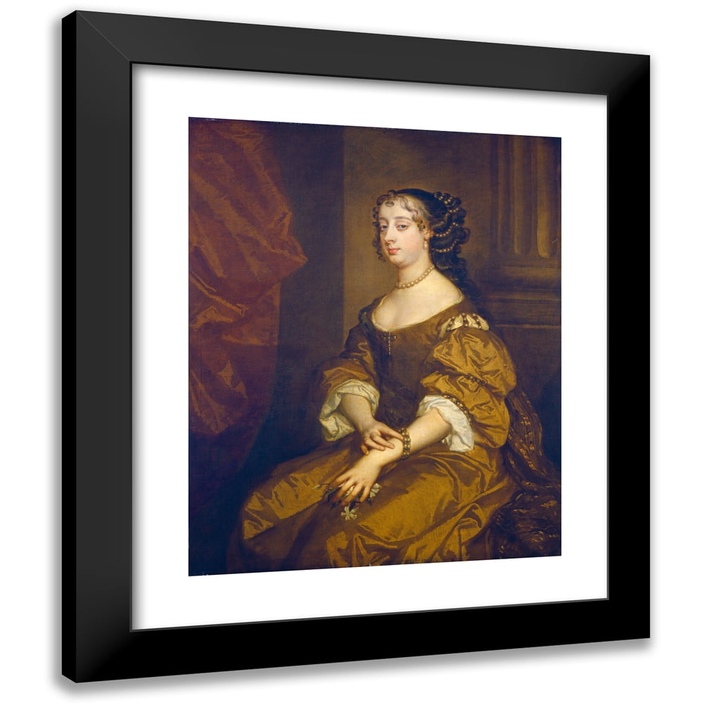 Sir Peter Lely 20x24 Black Modern Framed Museum Art Print Titled ...