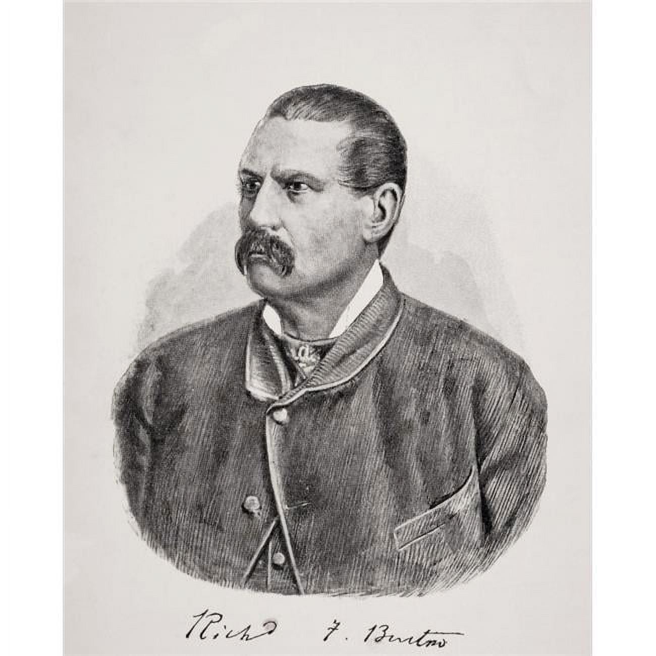Sir Richard Francis Burton 1821-1890 British Explorer Translator Writer ...