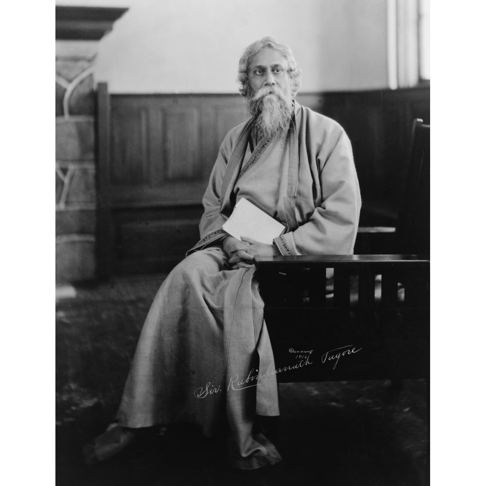 Sir Tagore Rabindranath History (18 x 24) - Walmart.com