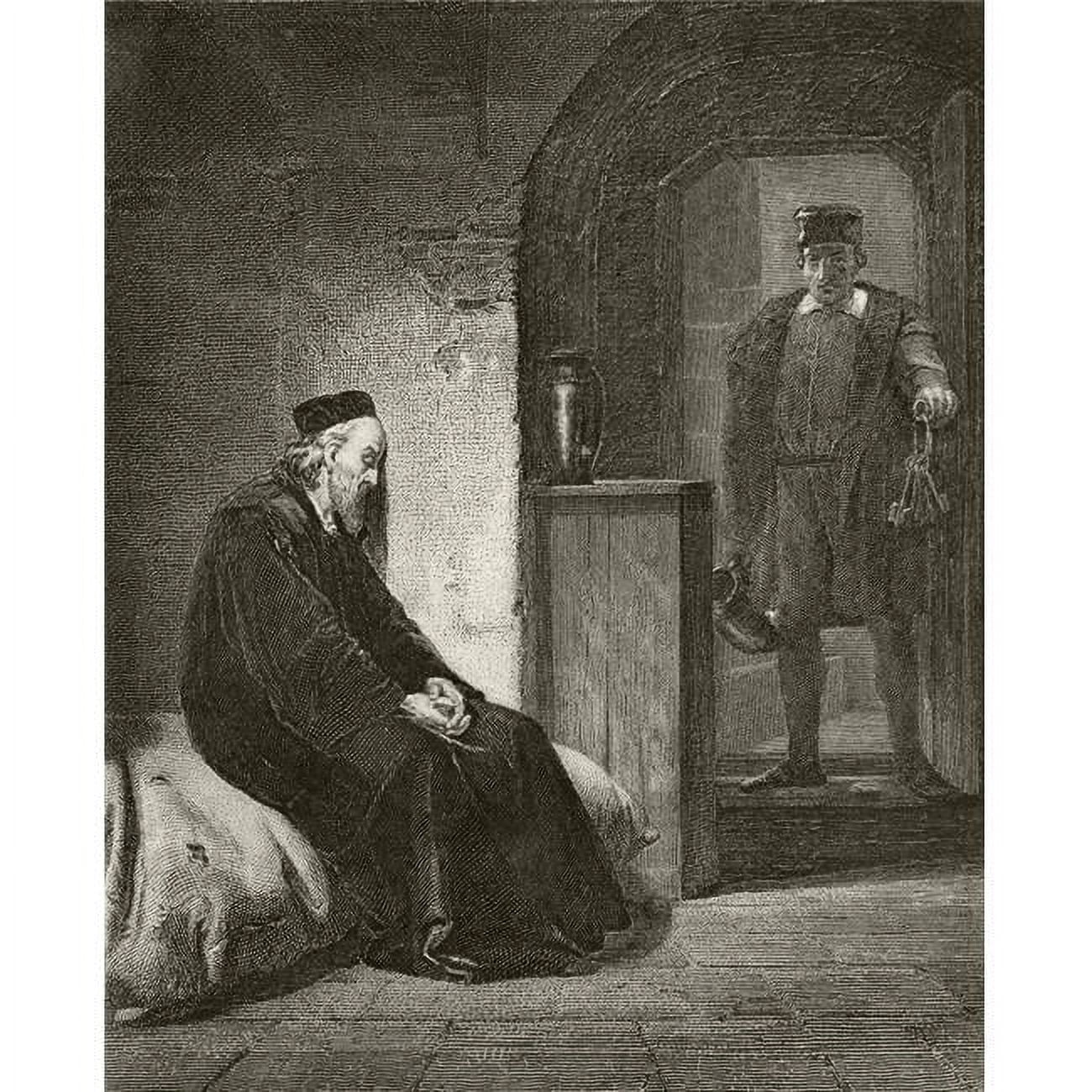 Sir Thomas More 1478 To 1535 In Prison From The National & Domestic ...