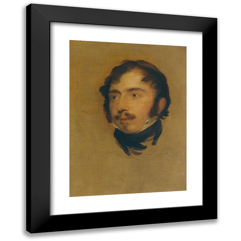 Sir Thomas Lawrence 11x14 Black Modern Framed Museum Art Print Titled - Portrait of Colonel ...