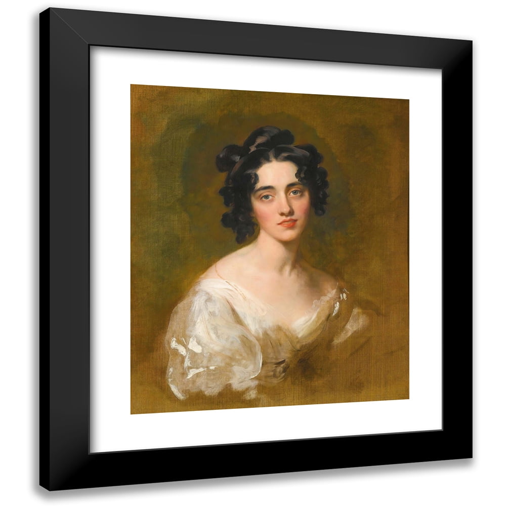 Sir Thomas Lawrence 12x14 Black Modern Framed Museum Art Print Titled ...