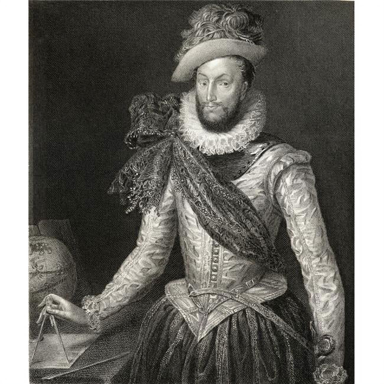 Sir Walter Raleigh C1554-1618 English Adventurer & Writer From The Book ...