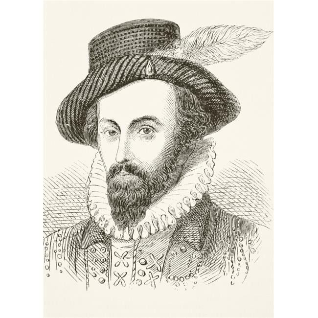 Sir Walter Raleigh Circa 1554 To 1618 English Adventurer & Writer From ...