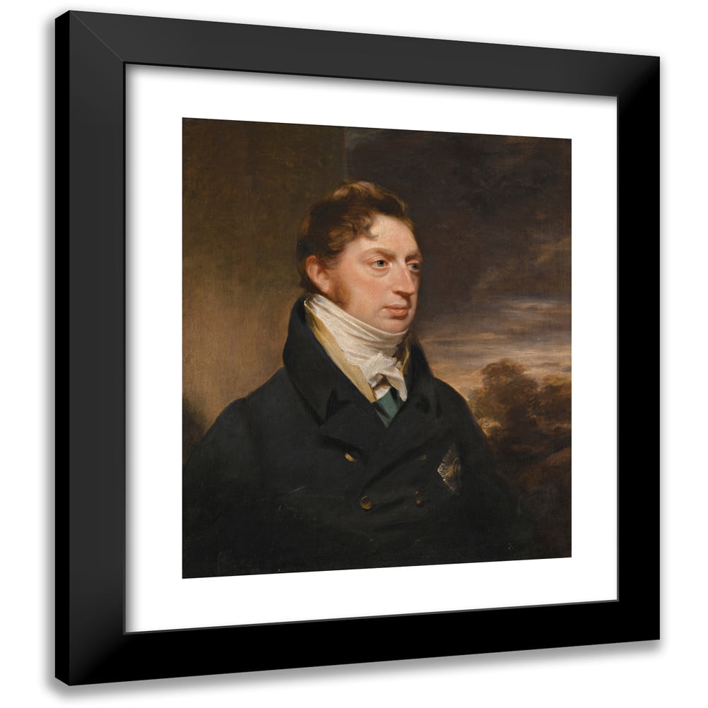 Sir William Beechey 12x14 Black Modern Framed Museum Art Print Titled ...