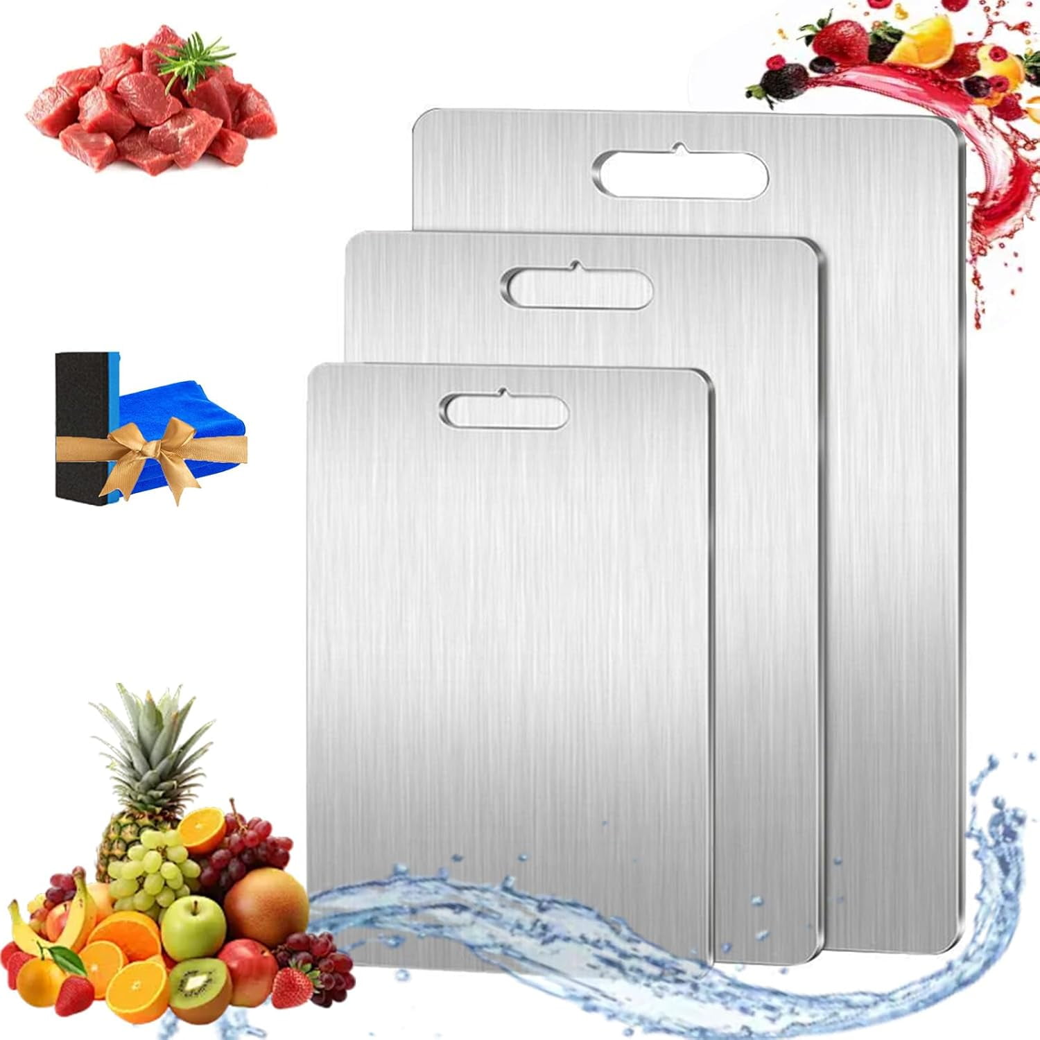 Siraat Cutting Board, Original Siraat 100% Pure Titanium Cutting Board ...