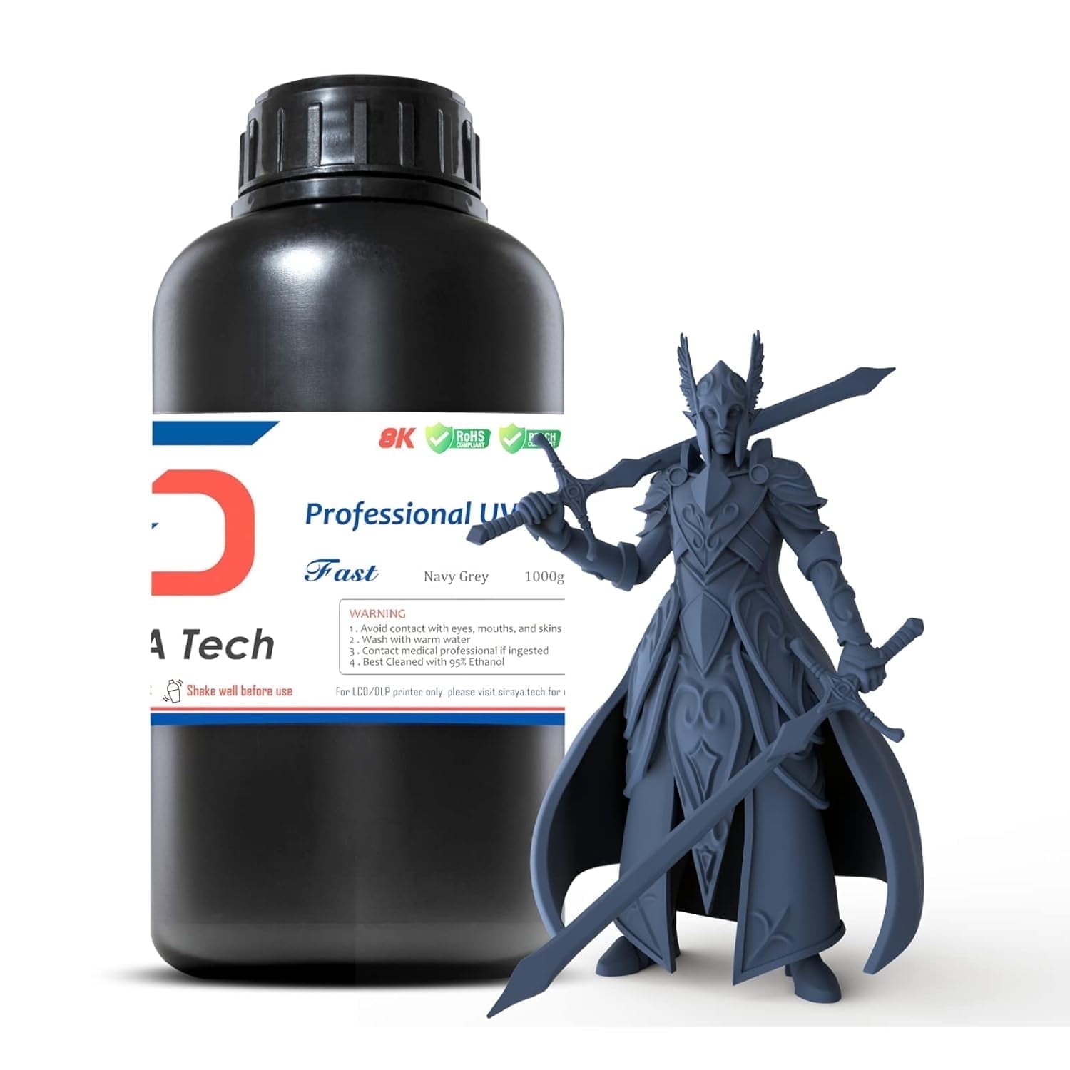 Siraya Tech Fast ABS-Like 3D Printer Resin, 405nm UV-Curing, Non ...